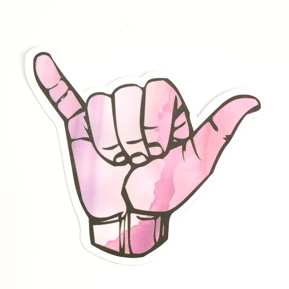Accessories | Shaka Sign Vinyl Sticker | Poshmark